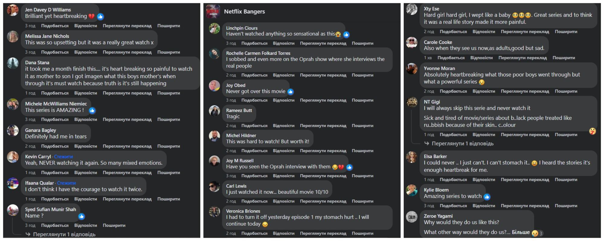 Netflix fans name the series that made them cry: When They See Us from the IMDb top 30 | OBOZ.UA